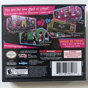 Nintendo | Games | Nintendo Ds Game Monster High Ghoul Spirit | Poshmark